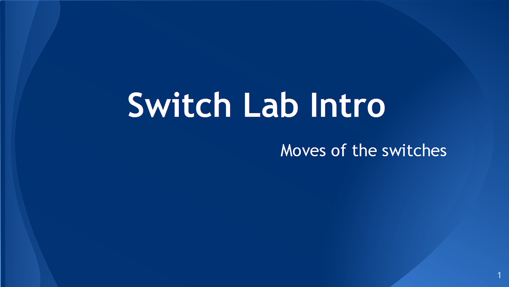 Switch Lab Intro - Guides and Tutorials - Eterna Forum